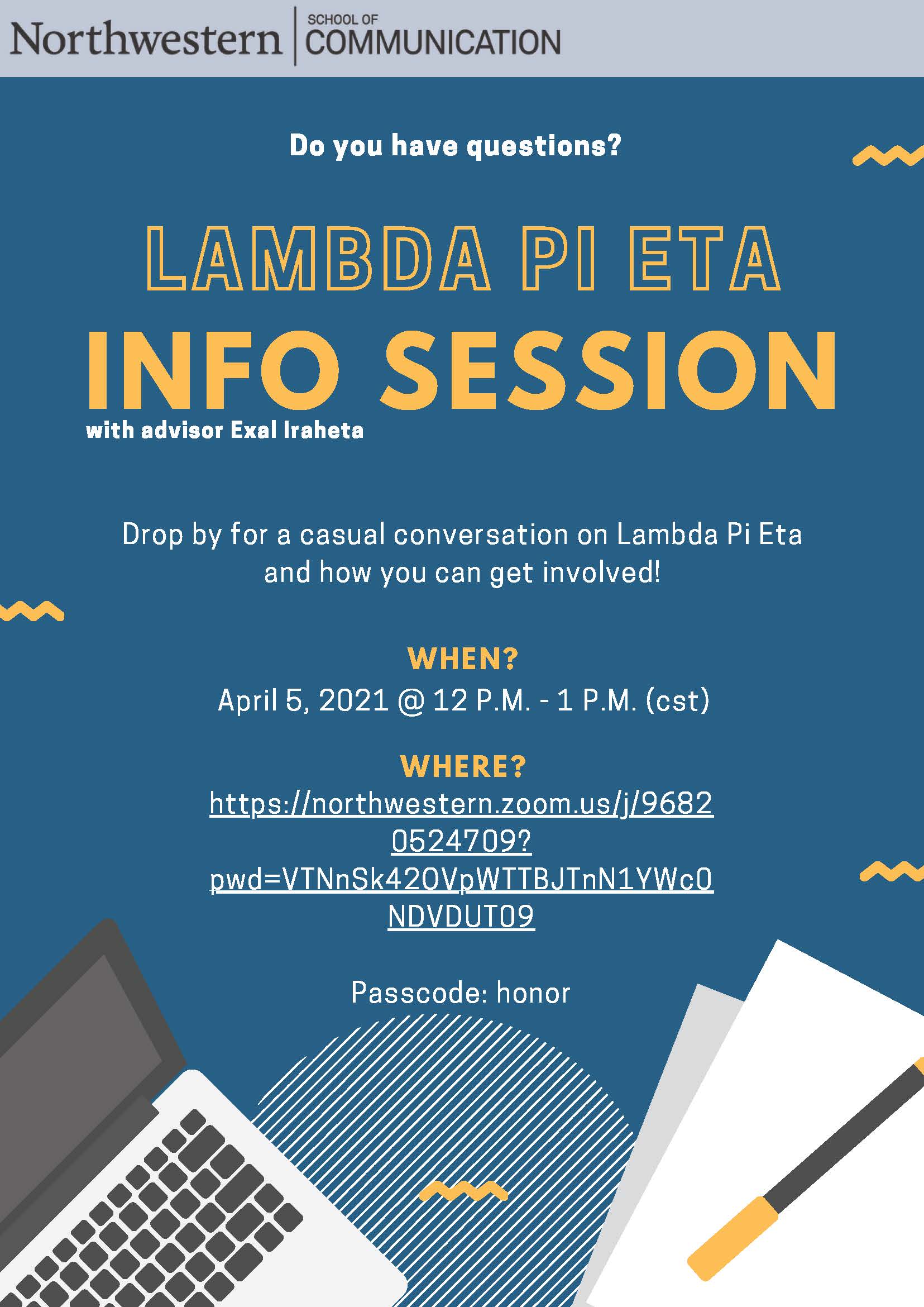 Lambda Pi Eta Info Session - Office of Undergraduate Programs and ...